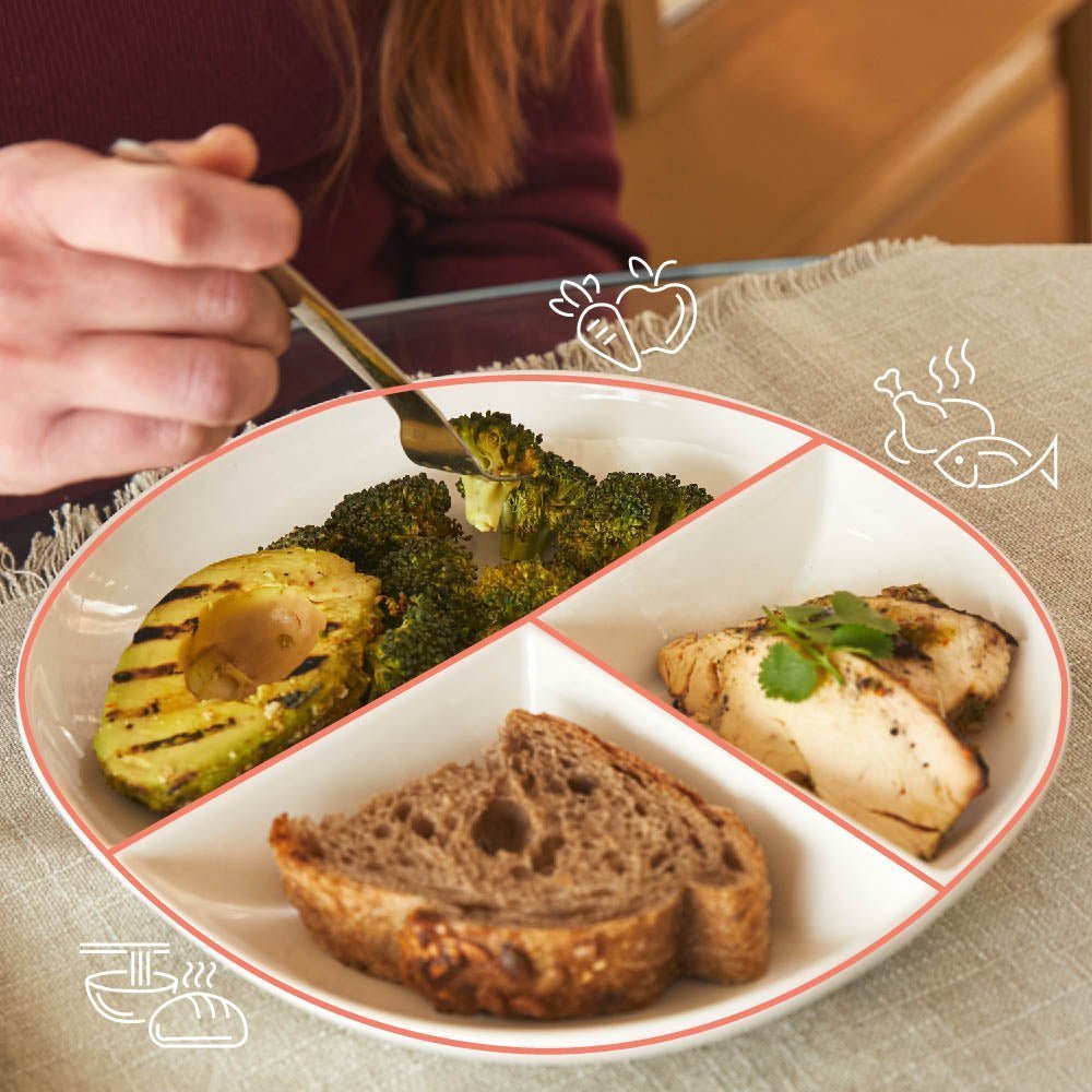 Uba Portion Control Plate for Balanced Nutrition - Live Uba